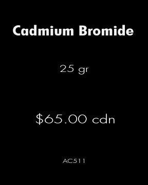 Cadmium Bromide – Les Produits Antique Pictureology